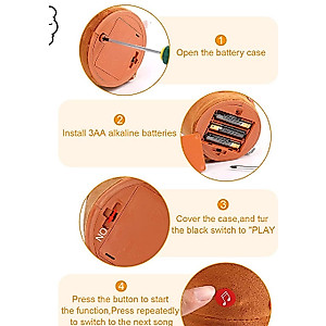 gdTechA Dancing Cactus Toy, TikTok Singing Toy, Lighted Toy, Electronic Repeating Voice for Kids, Cactus Plant Plush, Pets Wriggle Toy, Holiday Mimicking Toy for Kids (Hawaii Style)