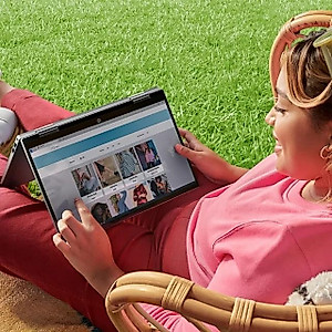 HP Pavilion Touchscreen 14 2-in-1 Convertible Laptop 14.1in Full HD in Silver Intel 10-core i5-1235U up to 4.3Ghz 256GB SSD 8GB DDR4 WiFi BT Webcam HDMI Pen iSlik (14-DY200 - Renewed)