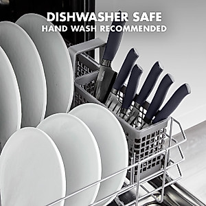 GreenPan Titanium 8" Bread Knife, Titanium Coated, Stainless Steel, Eco-friendly, Ergonomic Grip, Slip Resistant, Balanced, Heat Treated, Hand Sharpened, Dishwasher Safe