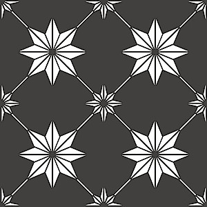 FloorPops Rigel Peel & Stick Floor Tiles, Black