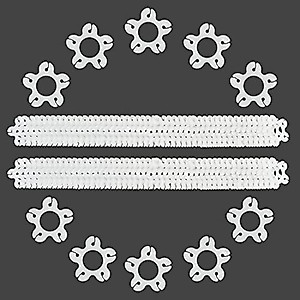 Miliocry Balloon Clips 50 pcs, Balloon Arch Bracket Buckle,Balloon Flower Connectors Clip Holders for Decor Balloon Arch Column Stand Garland Birthday Wedding Baby Shower Party Decorations