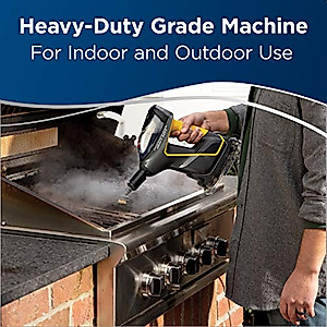 BISSELL Power Steamer Heavy Duty 3-in-1 Steam Mop and Handheld Steamer for Indoor and Outdoor Use: Garage, Workshop, Auto, Boat, Recreational Vehicles; Windows, Outdoor Furniture and Decks; 2685A