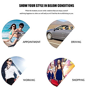 Runspeed Men's HD Day Night View Driving Glasses Polarized UV400 Anti-Glare Rain Day Night Vision Cycling Nighttime/Day Safty Sunglasses (Black)