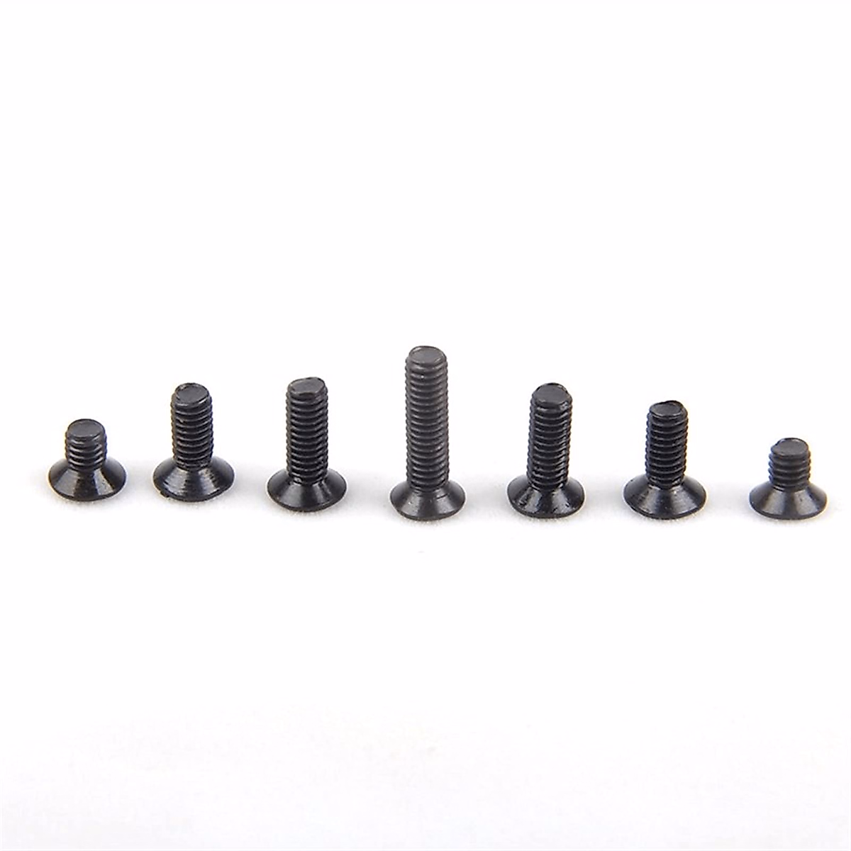 SUNQQA 20/50/100Pcs Laptop Repair Fastener Screws Flat Head Screw Phillips Screws Computer Screws M1 M1.2 M1.4 M1.6 M2 M2.5 M3 M4 (Length : 14mm 50Pcs, Size : M3)