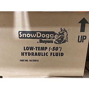 SnowDogg® Low-Temperature Blue Hydraulic Fluid Case of Quarts