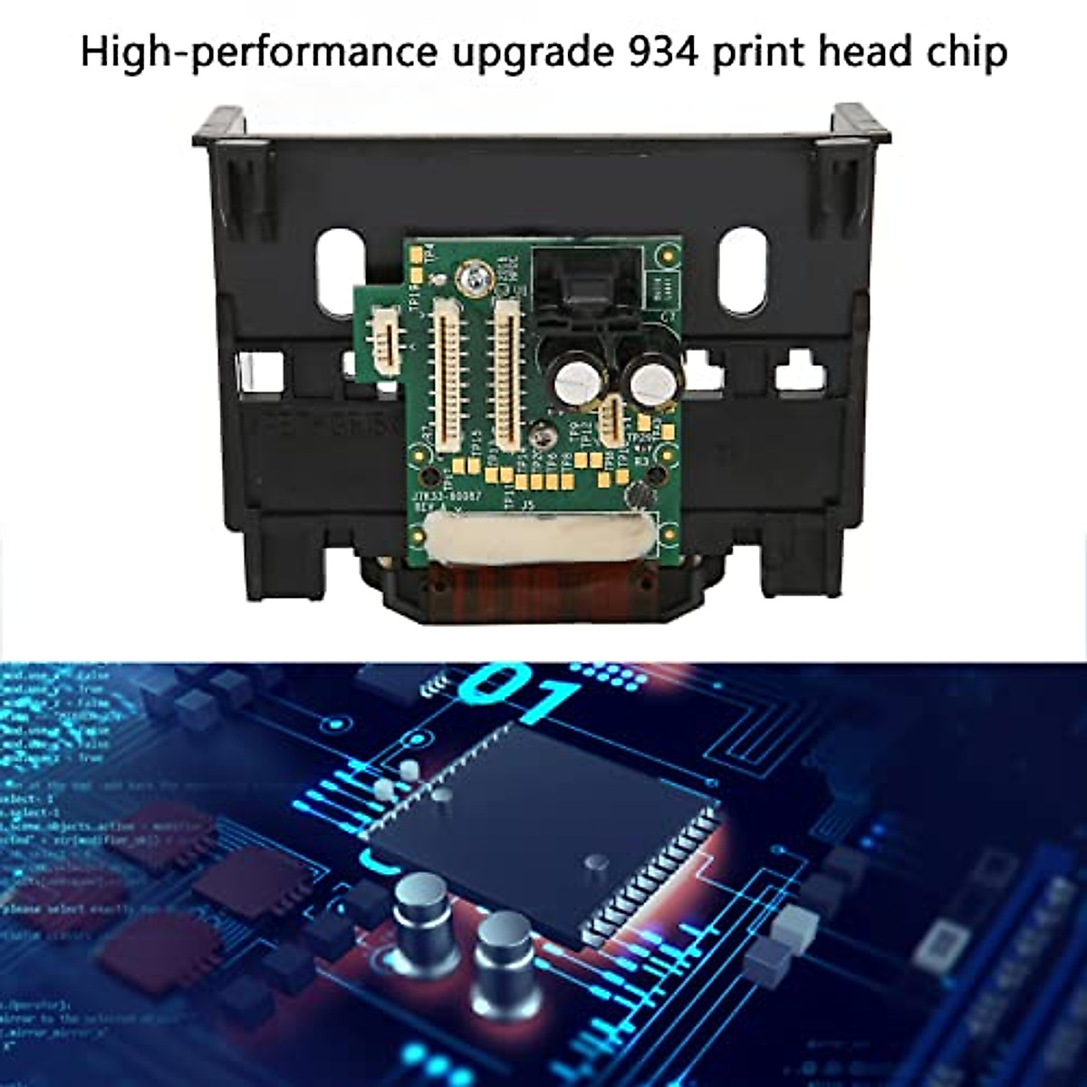 Printheads Replacement, Printhead Print Head,Print Head Wear Resistant 934 935 Print Head Nozzle Replacement for HP Officejet Pro 6230 6830 6815 6812 6835 Printers