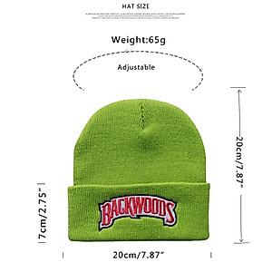 FEIRUIJI Unisex Backwoods Beanie y2k Beanie Hip Hop Hats Knit Winter Hats for Men Women