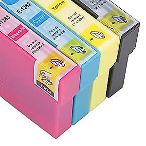 Hilitand 4Pcs Printer Cartridge Print Cartridge with Ink Simple Installation Printing Ink Cartridge for Office Print Photos, Test Papers, Documents