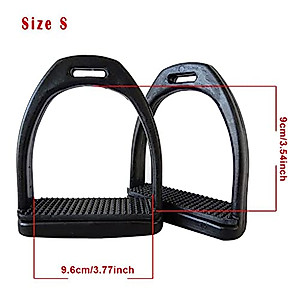N/A 2pcs Children Adults Durable Horse Riding Stirrups 2 Sizes for Horse Rider Lightweight Wide Track Anti Slip Equestrian (Size : X-Large)