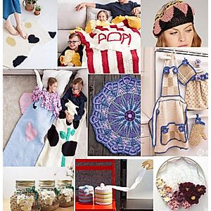 Ergonomic Crochet Hook set 14 Sizes 2mm(B)-10mm(N) with Case for Arthritic Hands,Crochet Kit for Beginners Extra Long Crochet Needles.