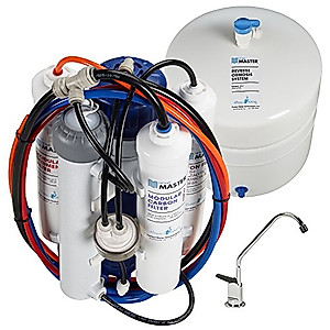Home Master TMULTRA Ultra Undersink Reverse Osmosis Water Filter System; 4.5second Fill rate, City or Well Water, Iron pre-filtration, UV Sterilizer, EPA 97952-AZ-1, 5-year limited parts coverage