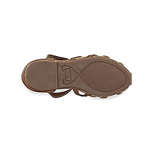 OshKosh B'Gosh Girls Hattie Sandal, Brown, 5 Toddler