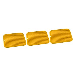 Alipis 3pcs Mat Heart Shaped Rug Sifter for Soil Insulation Pad Pads Drain Tray Coasters for Dining Table Non-Slip Pad Silicone Mat Programmable Coffee Maker Large