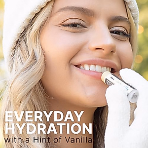 4 Pack Organic Vanilla Bean & Honey Lip Balm - Natural Lip Moisturizer Gifts for Men, Women & Kids