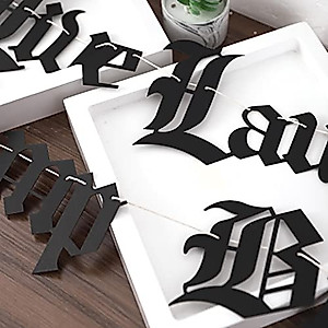 Live Laugh Limp Bizkit Old English Goth Banner, Gothic Blackletter Party Garland, Emo Banner, Emo Decor, Goth Decor, Funny Garland, Birthday (Live Laugh Limp Bizkit)