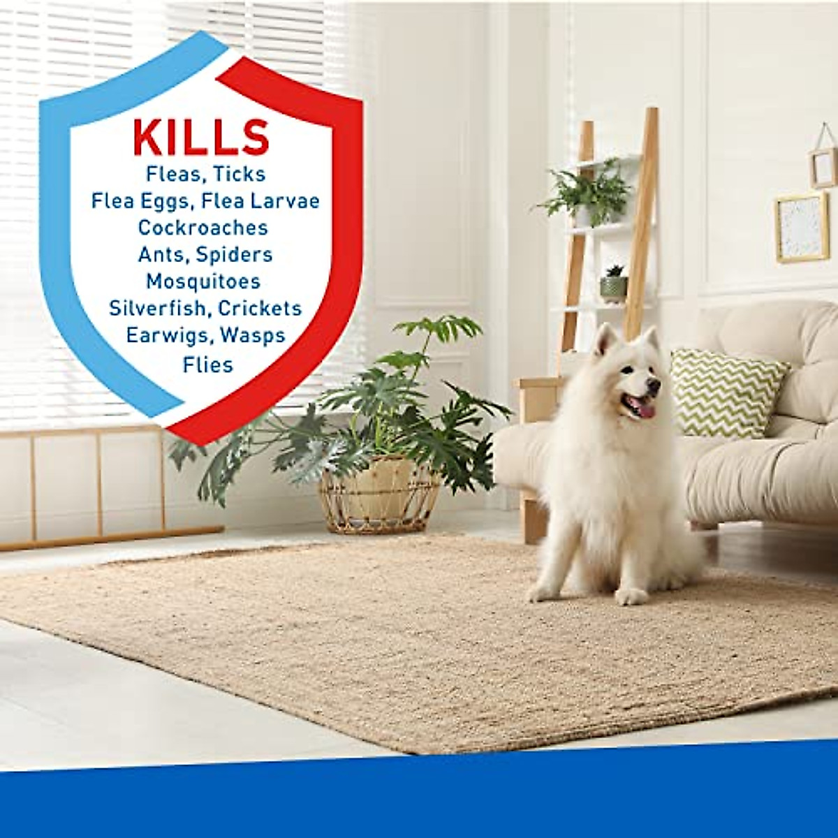 Adams Plus Flea & Tick Indoor Fogger, 3 x 3 oz Cans, Kills Fleas, Flea Eggs, Ants, Flies, Wasps, Cockroaches, Mosquitoes, and Many Other Listed Pests, Each Fogger Treats Up To 3000 Cu Ft, 9 Oz