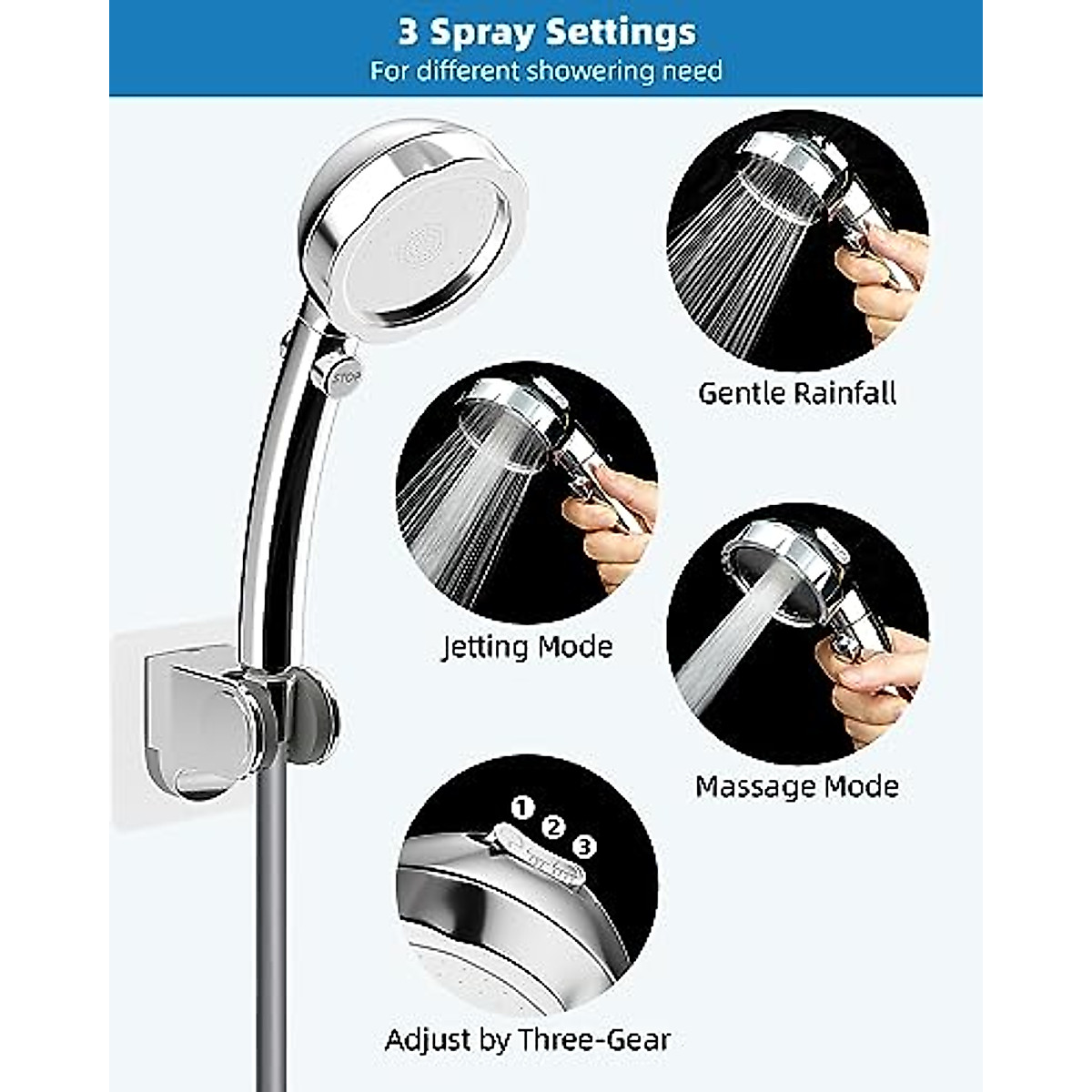 Sink Hose Dog Shower Sprayer Attachment, Female Aerator and Hand Spray Faucet Attachment with 90 Inch Shower Hose, Pet Bath Spray, Dog Shower, Hair Washing for Utility Room, Bathroom, Laundry Tub