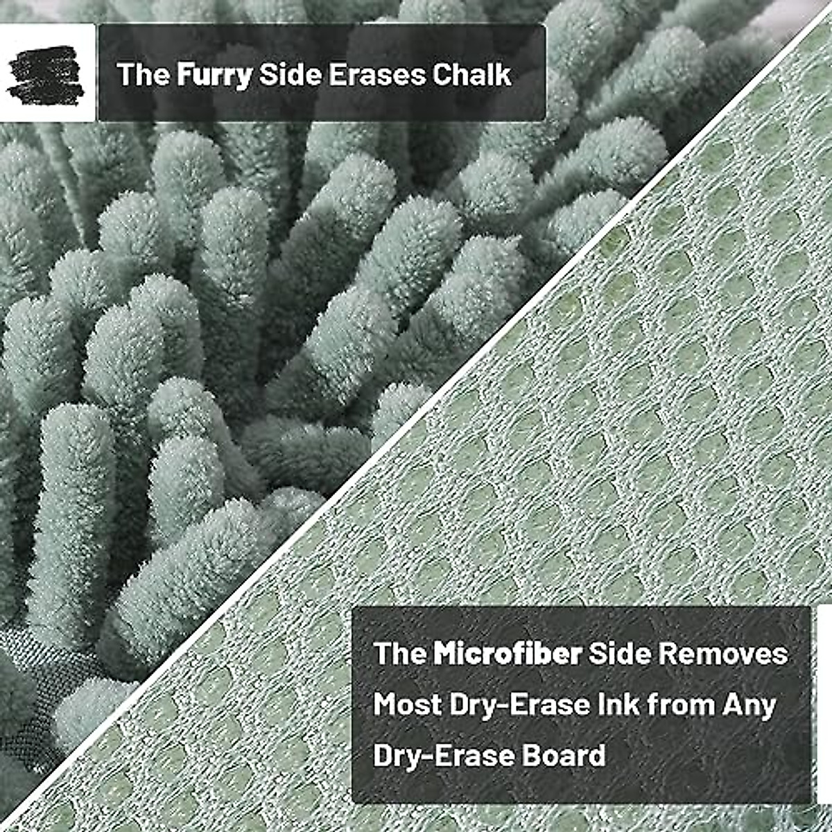 Mr. Pen- Microfiber Shag Whiteboard Eraser, 4 Pack, Washable Microfiber Whiteboard Eraser, Dry Erase Eraser, Dry Eraser, White Board Eraser, White Board Erasers Dry Erase, Dry Board Eraser