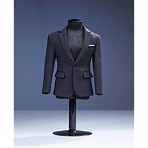 HiPlay 1/6 Scale Figure Doll Clothes, Shirt+Coat+Pants+Shoes Suit, Outfit Costume for 12 inch Male Action Figure Phicen/TBLeague CM085(Blue)