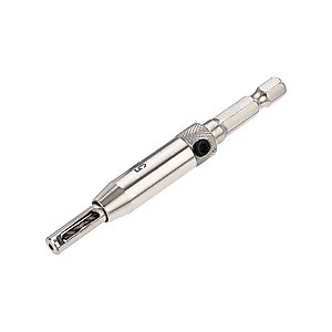 uxcell Self Centering Hinge Tapper Core Drill Bit, Hole Puncher, 5/64 Diameter, for Woodworking, Silver