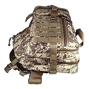Nexpak 18" 1200cu. in. Tactical Sling Shoulder Hiking Backpack TL318 DMTAN Digital Camouflage