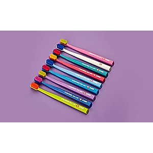 Curaprox CS 5460 Super-Soft Toothbrush for Adults with Ultra-Fine Filaments and Compact, Slightly Angled Toothbrush Head for Improved Tooth and Gum Health