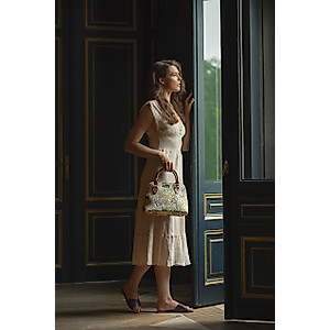 Signare Tapestry Hand Shoulder Bag Cross Body Purses Handbag Satchel Bag for Women In William Morris Goldenlily Design |CONV-GLILY