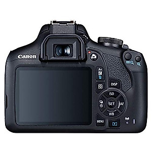Canon EOS 2000D / Rebel T7 with EF-S 18-55mm III Lens Starter Bundle with 32GB SD, Memory Card Reader, Gadget Bag, Blower, Microfiber Cloth and Cleaning Kit [International Version]