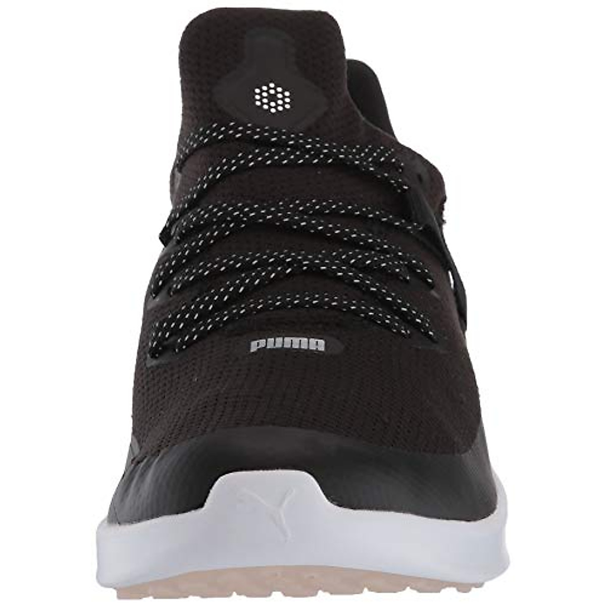 Puma Golf Women's Laguna Fusion Sport Golf Shoe, Puma Black-Puma White, 7.5 M US