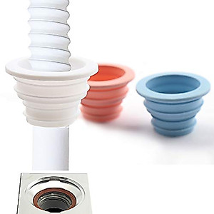 3Pcs Drain Pipe Sewer Seal Rings Deodorant Silicone Ring Washing Machine Sealing Plug for Bathroom Kitchen Cleaning Tools