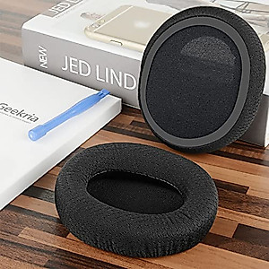 Geekria Comfort Mesh Fabric Replacement Ear Pads for Microsoft Xbox Wireless, Xbox Stereo Headset 20th Anniversary Special Edition Headphones Ear Cushions, Headset Earpads, Ear Cups Repair Parts