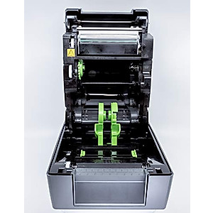 Brother TD-4650TNWB 4-inch Thermal Transfer Desktop Network Barcode and Label Printer for Labels and Barcodes, 203 dpi, 8 IPS, Standard USB 2.0, Serial, Ethernet LAN, Built-in Wi-Fi® and Bluetooth®