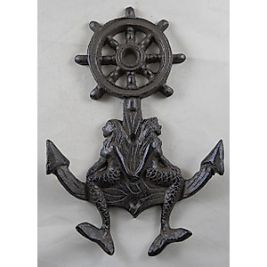 Iron Mermaids Holding Hands Wall Decor