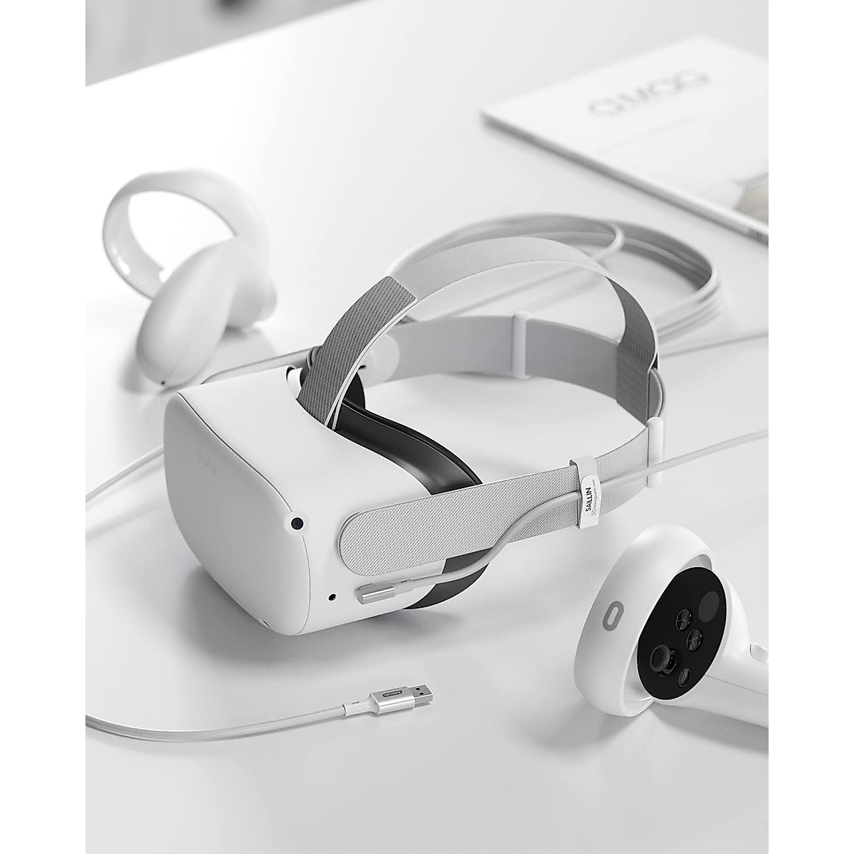 SAILLIN Link Cable 16FT Compatible with Oculus Quest 2 Accessories, USB3.0 to USB C Cable with 5Gbps High Speed Data Transfer and Safe Charging for Oculus/Meta Quest 2/1, VR Headset/Steam VR/Gaming PC