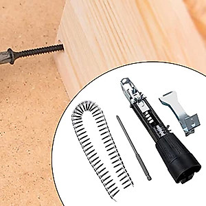 MYCENSE Automatic Chain Stapler Power Drill Attachment for Ceiling Wood Board Wall Gypsum Board Carpentry Tools