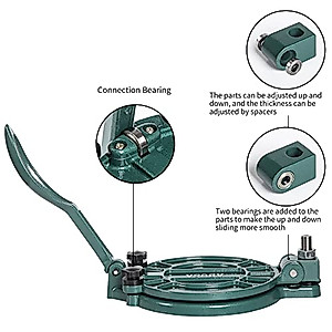 ABUSA Manual Thickness Adjustable Tortilla Press 8 Inch Tortilla Maker Green - Tortilla,Taco,Empanadas and so on …