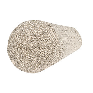 Lorena Canals Basket Baby Mushroom - Natural, Linen, Soil Brown - Baskets - Ø 7'' x 8" - 97% Cotton, 3% Other Fibres