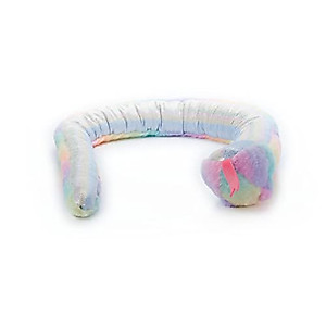 The Petting Zoo Snake Stuffed Animal Plushie, Ombrez Zoo Animals, Rainbow Snake Plush Toy 54 inches