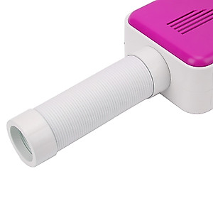 Fdit Travel Cloth Dryer, Portable Clothes Dryer Compact 2 Low Noise Modes Fast Drying for Home (Purple)