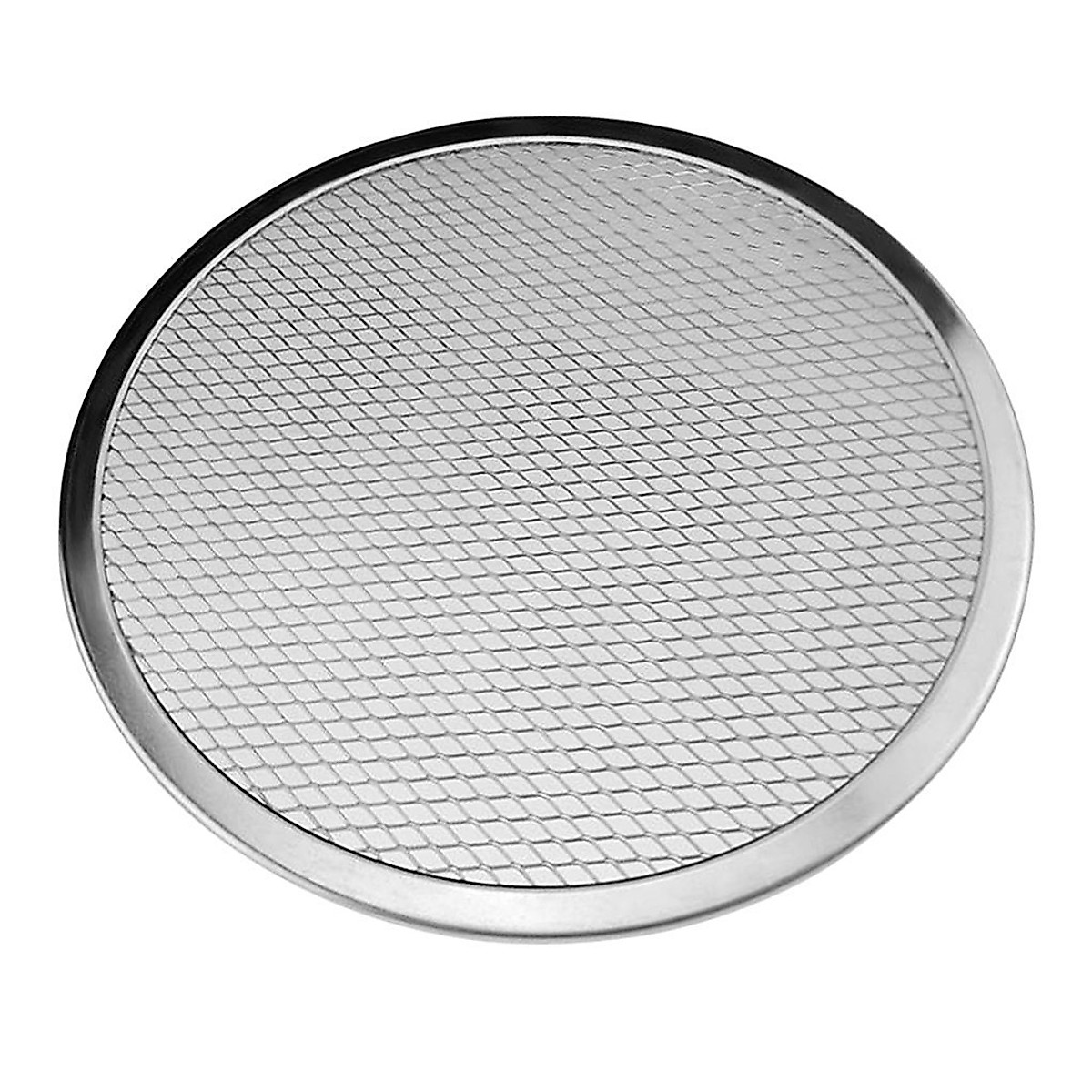 AKOAK Nonstick Bakeware Aluminium Pizza Stone Mesh Pizza Screen,1-Pack (10 inches)