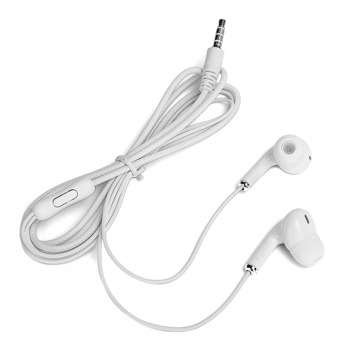 TQKLSM Wired Earbud Headphone 3.5mm Sports Earphone Universal HiFi Music Bass Earbud Headphone with Mic(wit)