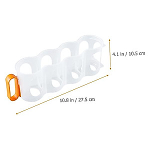 UPKOCH 3pcs Cans Organizer Food Storage Box Food Dispenser Beer Refrigerator Stackable Soda Can Holder Refrigerator Drink Rack Pantry Can Organizer Fridge Can Holder Soda Rack Soda Holder