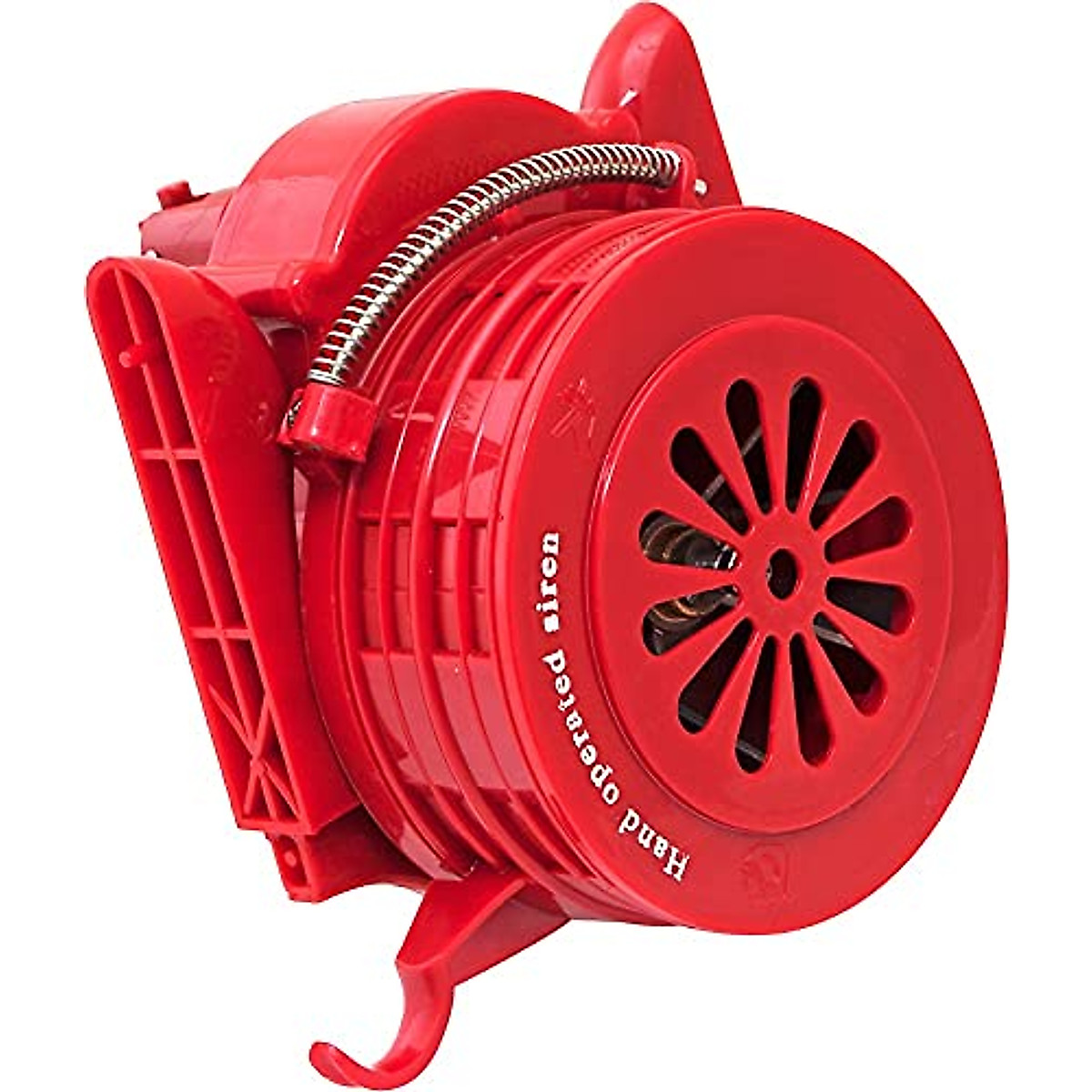 Vixen Horns Hand Crank Siren, Loud Portable Air-raid Hand Held Siren, Manual Operated Siren Horn, Handheld Fire Alarm Tornado Air Raid Siren (Plastic), VXS-1000P