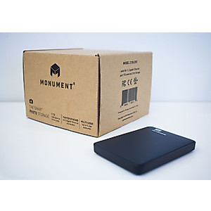 Monument Smart Photo and Video Storage Device - 1TB External SSD Storage Included