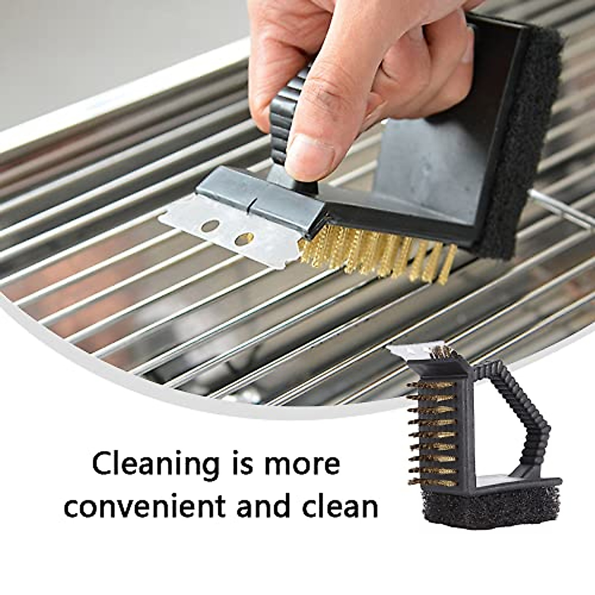 Barbecue Cleaning Brush Durable Grill Scraper Solid Clean Brushes for Easier and Effective Clean