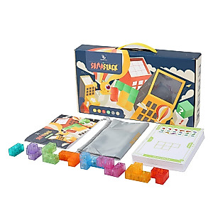 Magnetic Building Blocks 3D Magic Puzzle Cube, with 100 Challenge Cards, STEM Learning Education Toy Train Spatial Imagination for Kid Aged 6 and Above