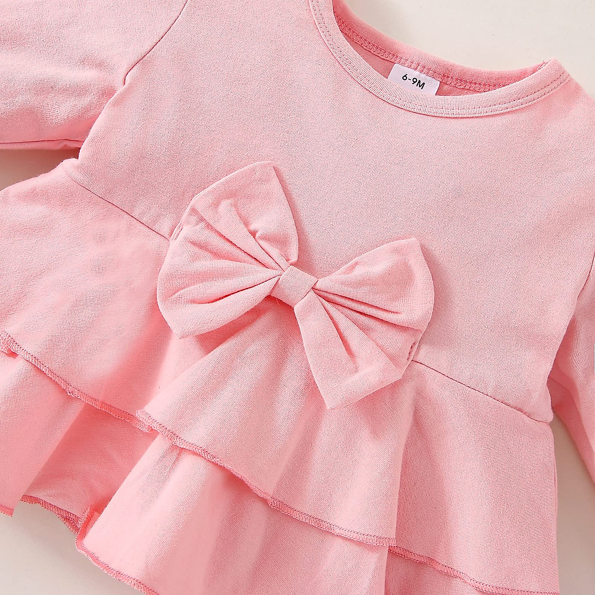 FOCUTEBB Baby Girl Clothes 12-18 Months Infant Girl Sweatshirt Outfits Fall Winter Outfits Long Sleeve Ruffle Tops Camo Pants Sets Headband Pink 12 18 Months