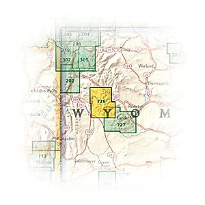 Wind River Range North Map [Pinedale, Dubois] (National Geographic Trails Illustrated Map, 726)