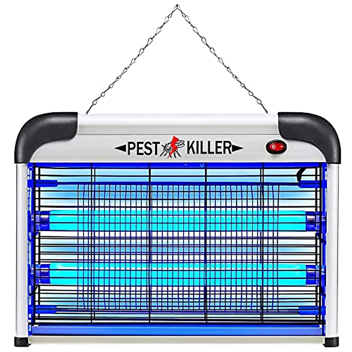 Bug Zapper Indoor,Powerful 2800V Electric Mosquito Fly Zapper,Insect Killer Lamp & Repellent with 20W UV Light,Plug-in Home Pest Control Bug Catcher/Eliminator/Eradicator for Gnat,Fruit Fly,Moth