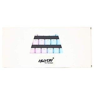 Gradient Color Keycap 37 PBT Double Shot Injection Backlit Keycaps Replacement for Cherry/ikbc/NOPPOO/Ducky Mechanical Gaming Keyboards (Sunset Gradient Color)